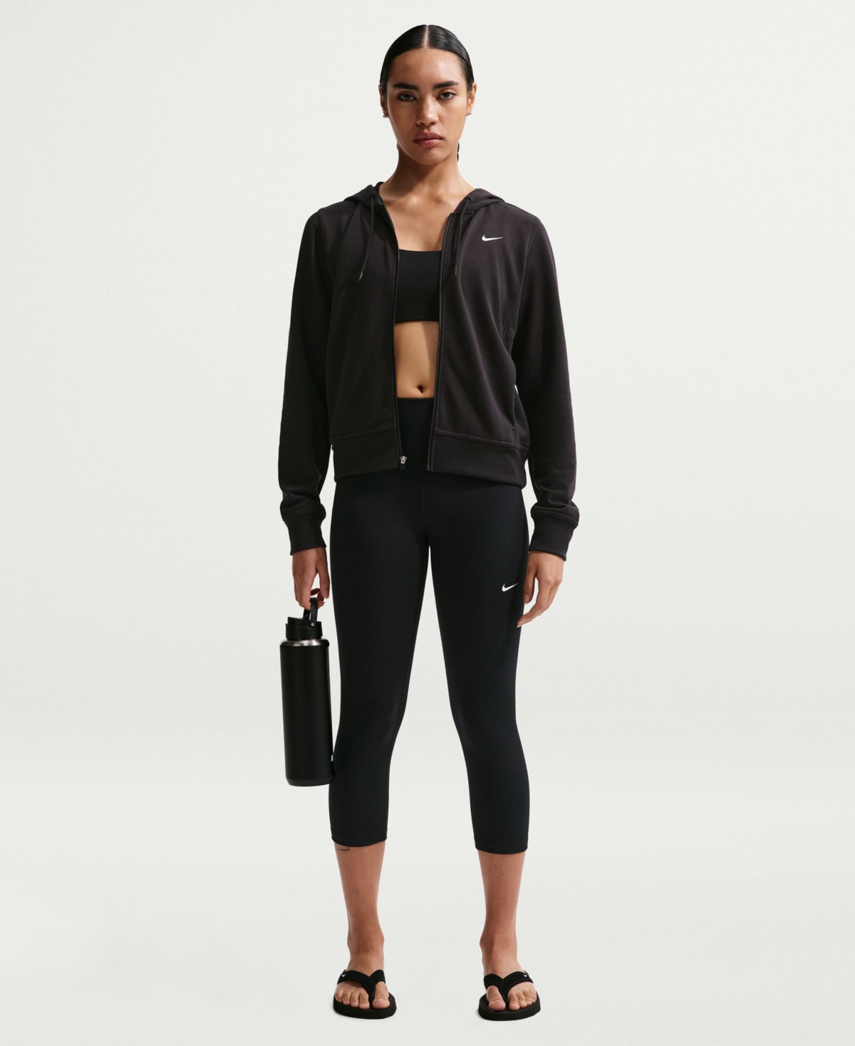Click here for Nike Womens One High-Waisted Cropped-Length Leggin... prices