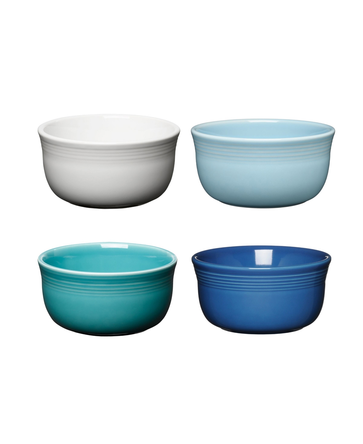 Click here for Fiesta Gusto Bowls  Set of 4 - Coastal Blues prices