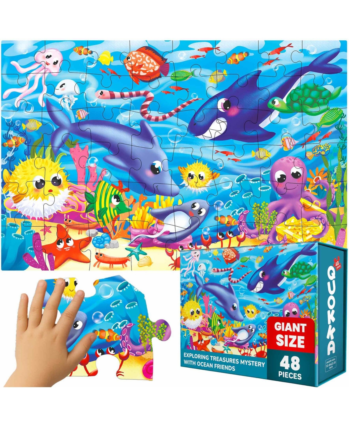 Click here for Quokka 2x3 Ft Giant Floor Puzzles for Kids Ages 4-... prices