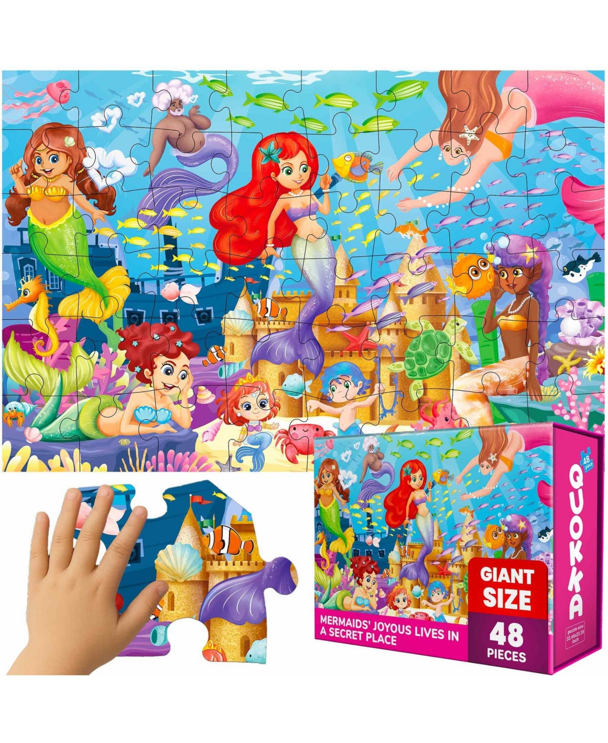 Click here for Quokka 2x3 Ft Giant Floor Puzzles for Kids Ages 4-... prices