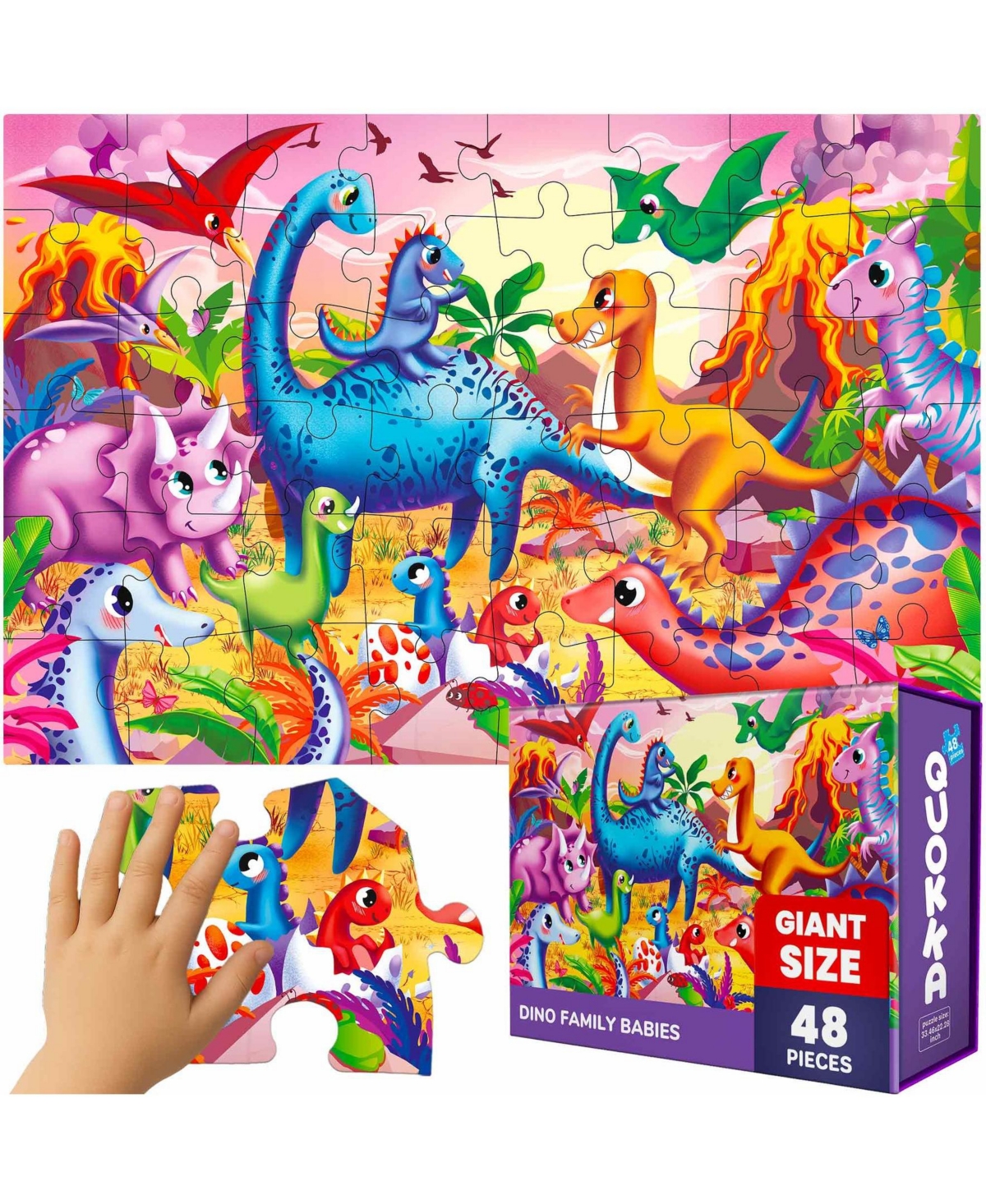 Click here for Quokka 2x3 Ft Giant Floor Puzzles for Kids Ages 4-... prices