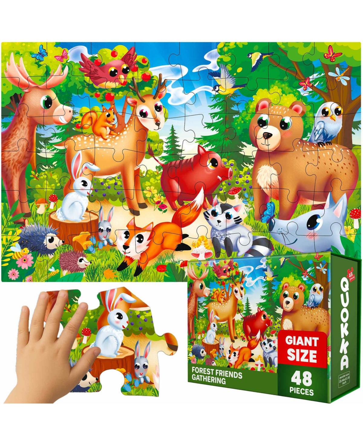 Click here for Quokka 2x3 Ft Giant Floor Puzzles for Kids Ages 4-... prices