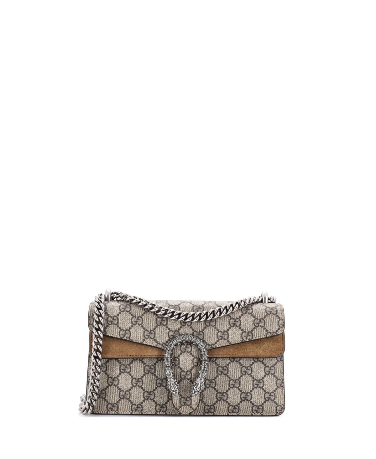 Click here for Pre-Owned Gucci Small Dionysus Bag Gg Coated Canva... prices