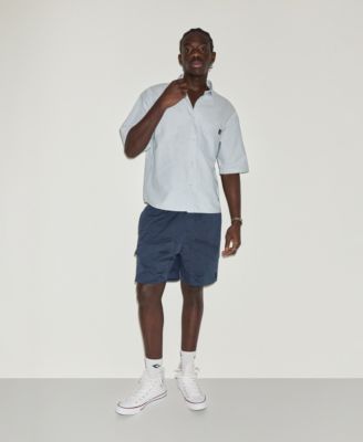 Click here for Converse Mens Striped Oxford Short Sleeve Shirt Ut... prices