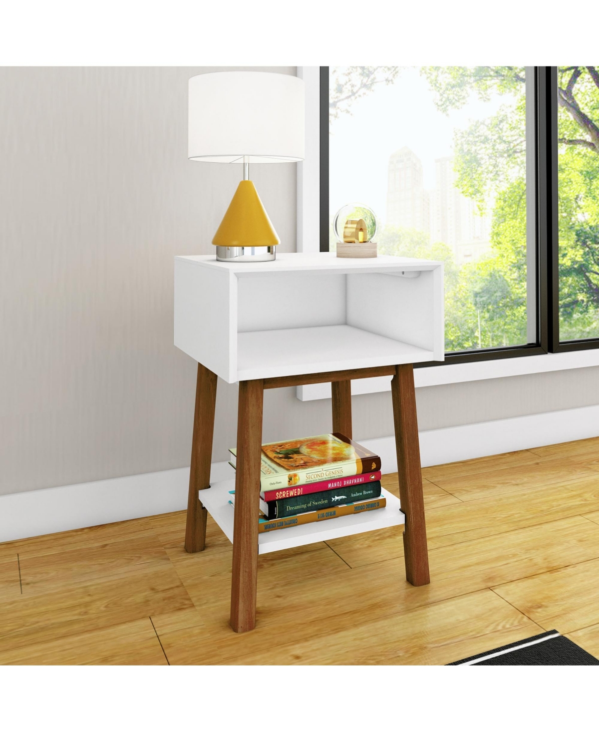 Click here for Max and Lily Mid-Century Modern Cubby Nightstand... prices