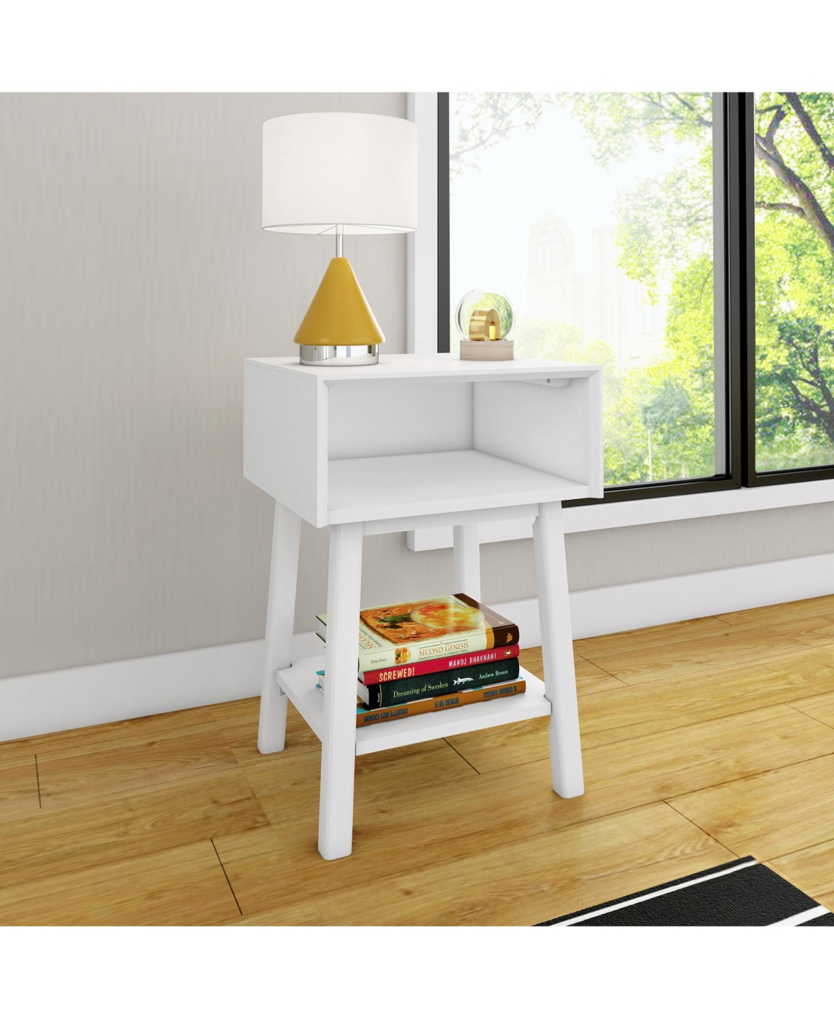 Click here for Max and Lily Mid-Century Modern Cubby Nightstand... prices