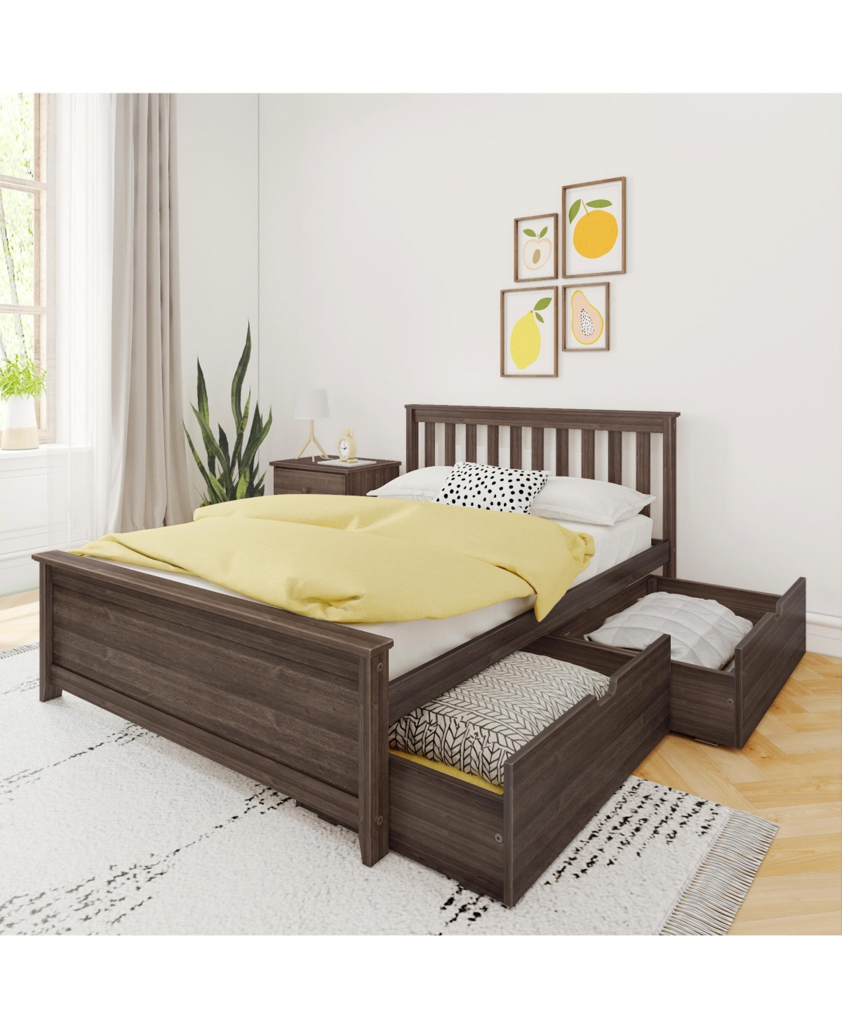 Click here for Max and Lily Full Size Bed Frame with Storage Draw... prices