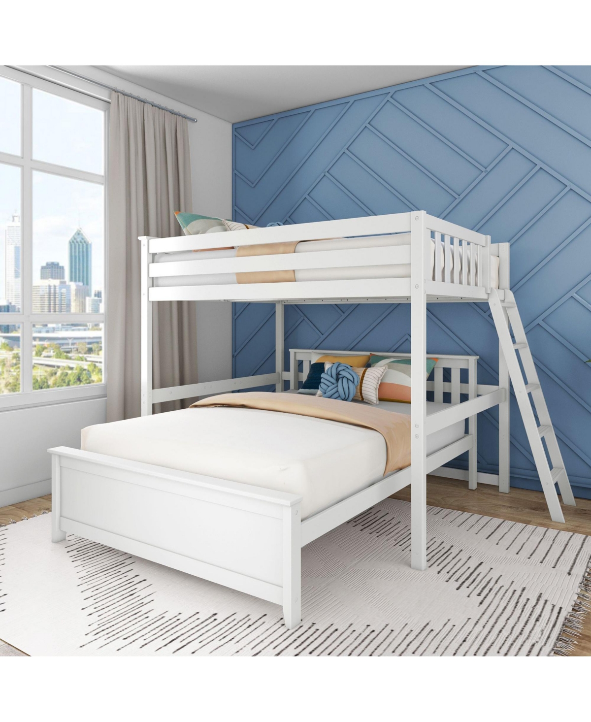 Click here for Max & Lily Bunk Bed  L Shaped Full-Over-Queen Bed... prices