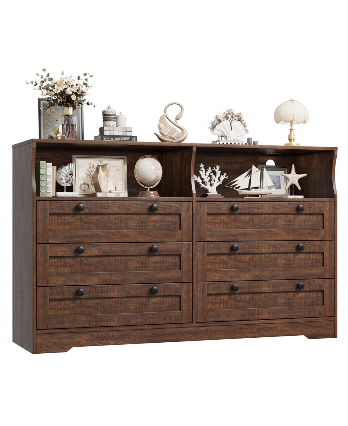 Click here for gaomon 6 Drawer Dresser with Rgb Led Lights  Power... prices
