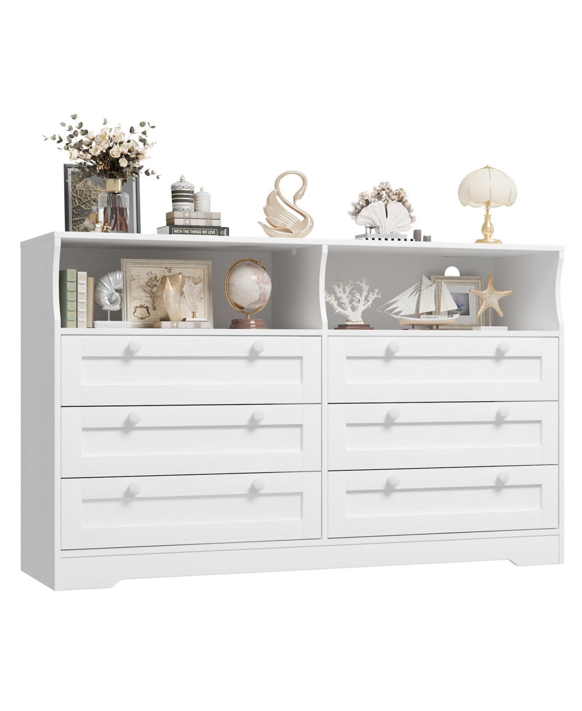 Click here for gaomon 6 Drawer Dresser with Rgb Led Lights  Power... prices