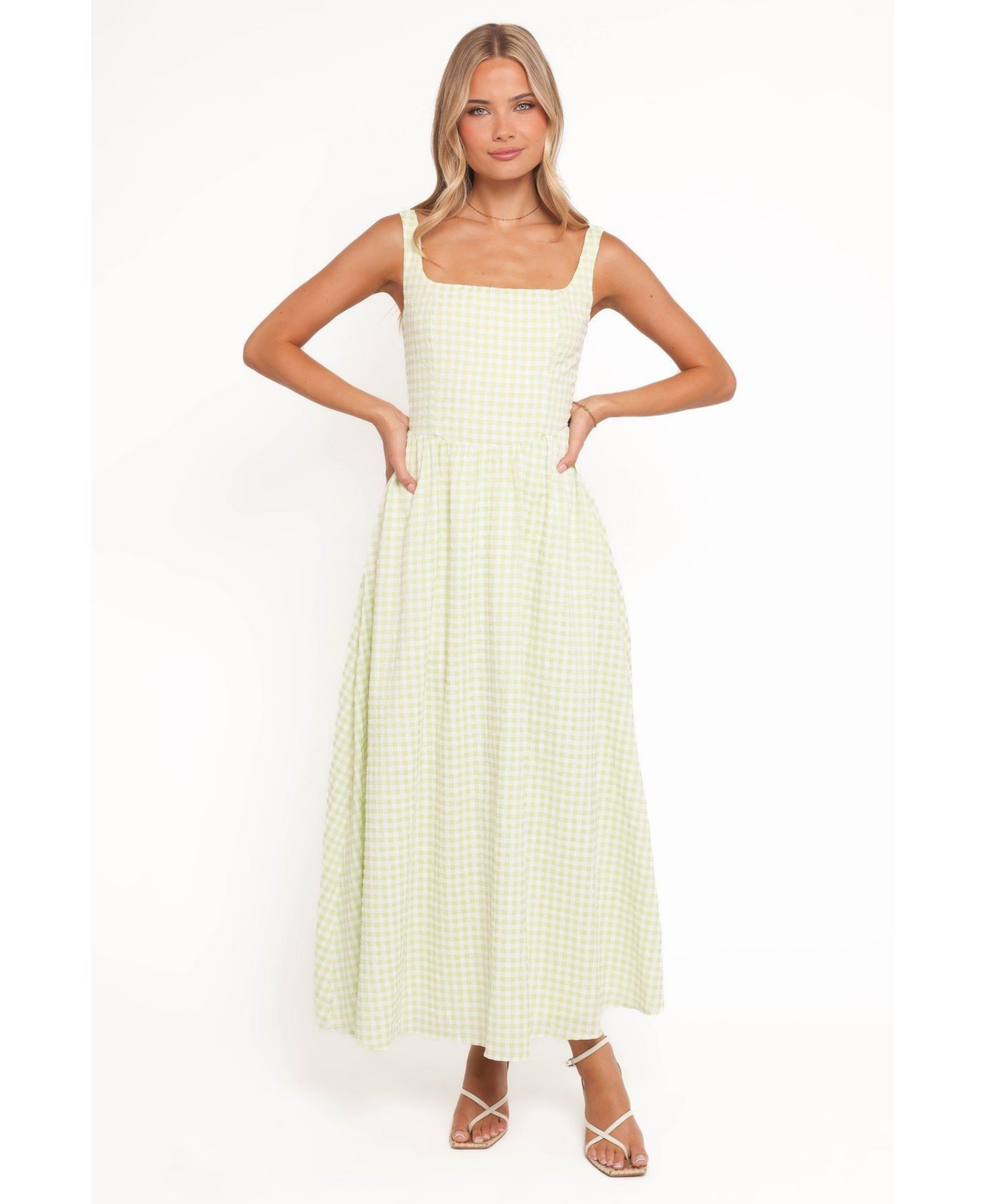 Click here for Petal and Pup Womens Amberlyn Maxi Dress - Green g... prices