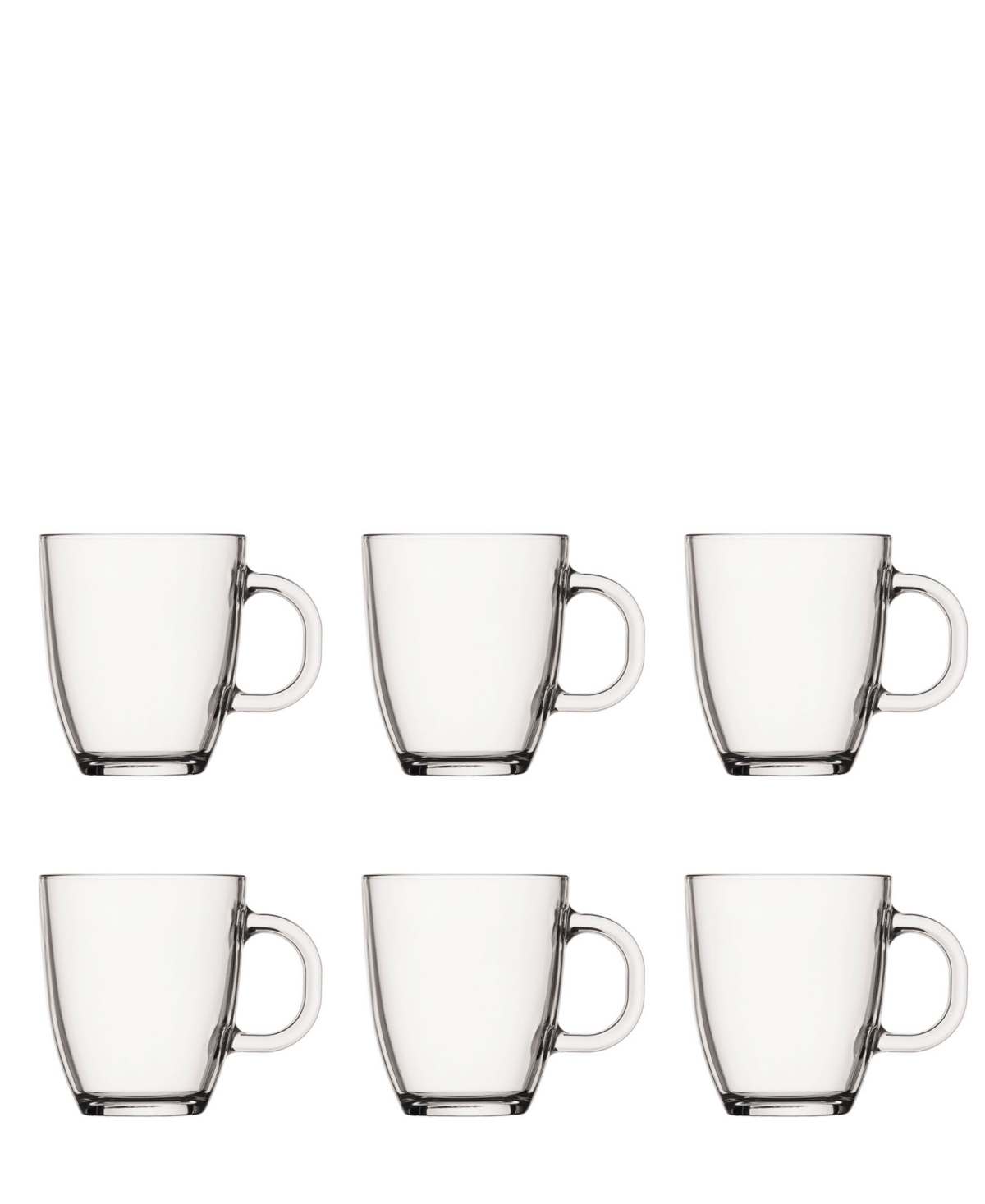 Click here for Bodum Bistro Set of 6 Single Wall Glass Coffee Mug... prices