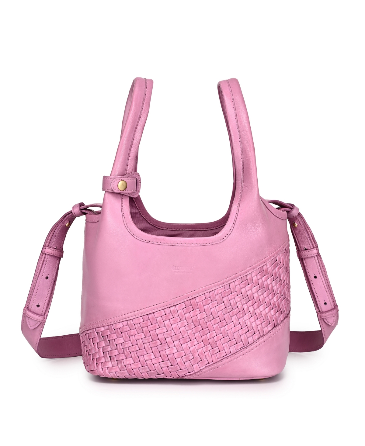 Click here for Old Trend Lily Small Handwoven Tote Handbag - Rose... prices