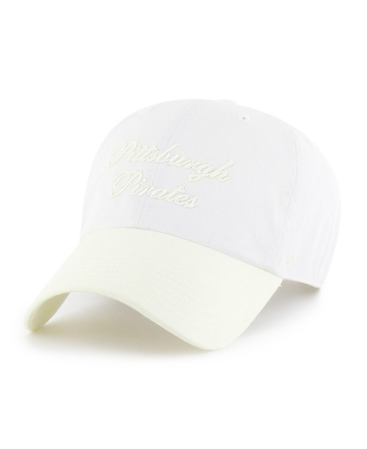 Click here for 47 Brand Womens White/Yellow Pittsburgh Pirates Ge... prices