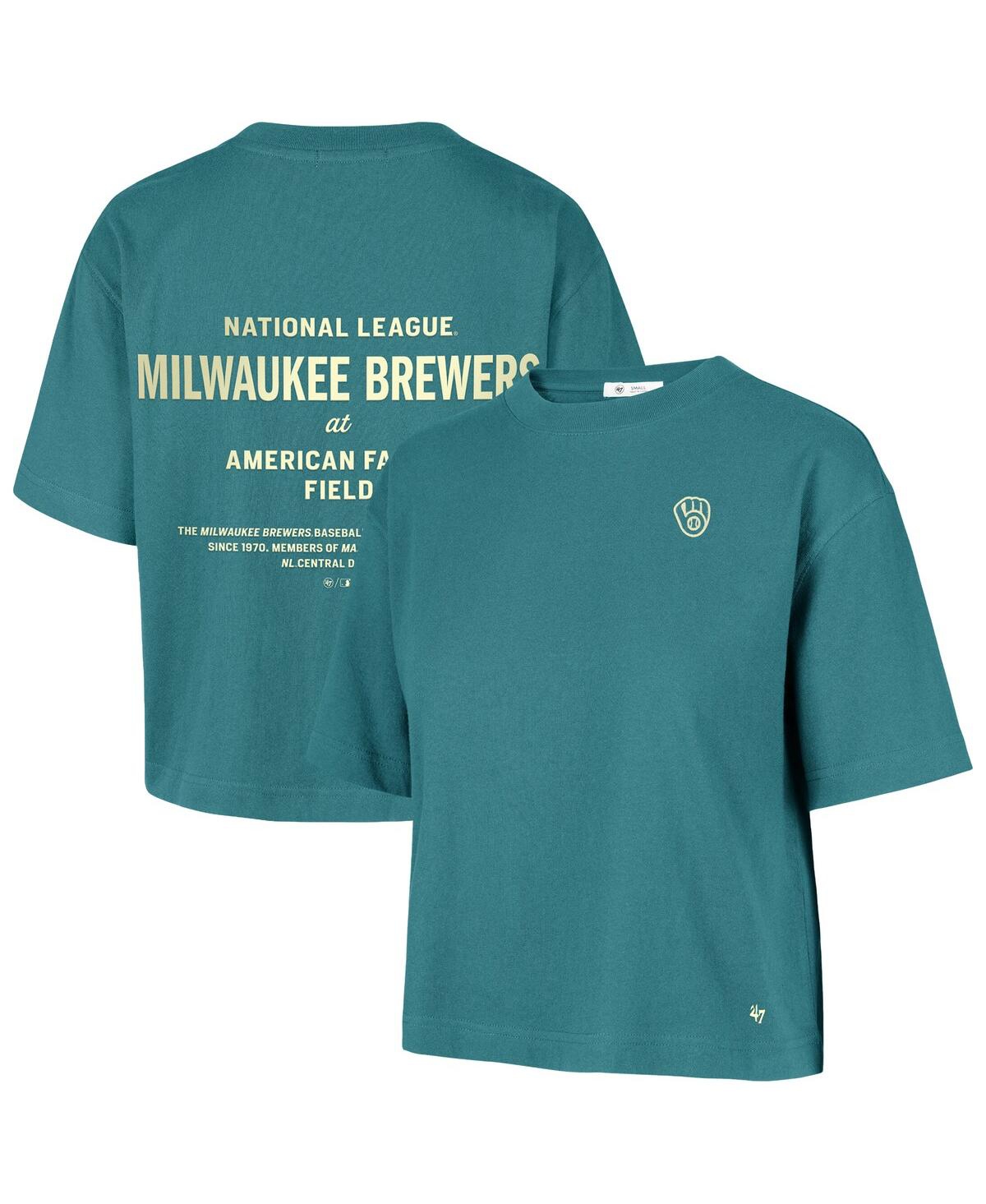Click here for 47 Brand Womens Teal Milwaukee Brewers Contemporar... prices