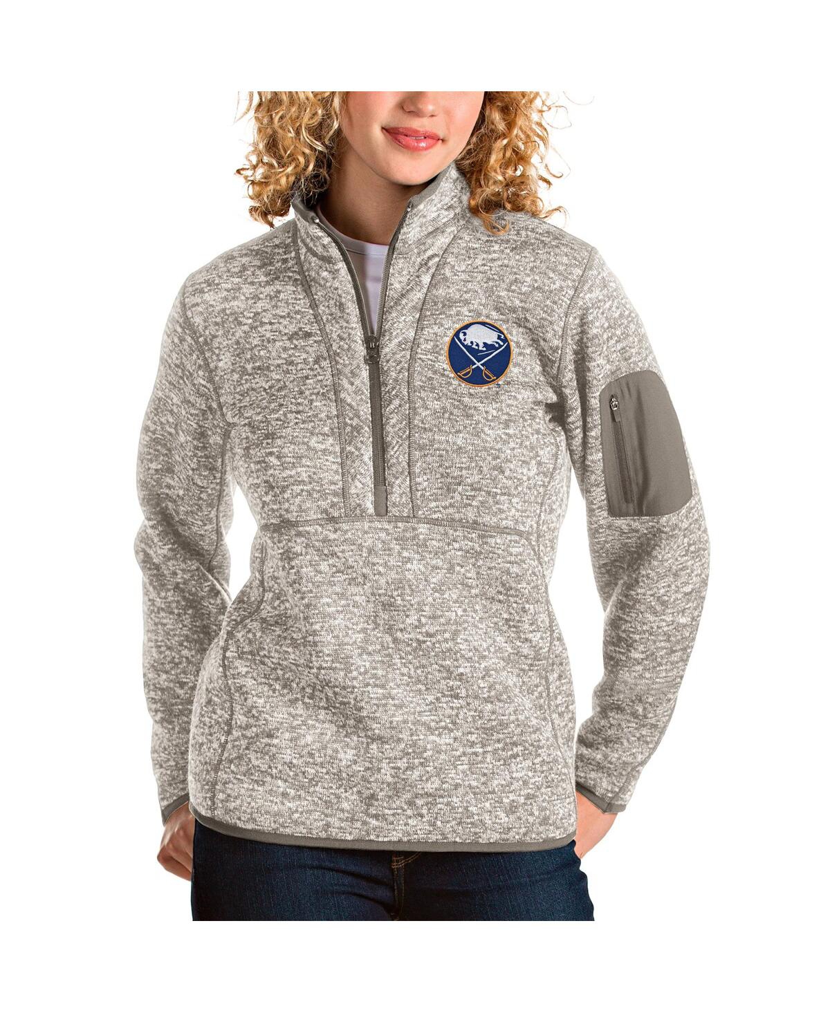 Click here for Antigua Womens Oatmeal Buffalo Sabres Fortune Half... prices
