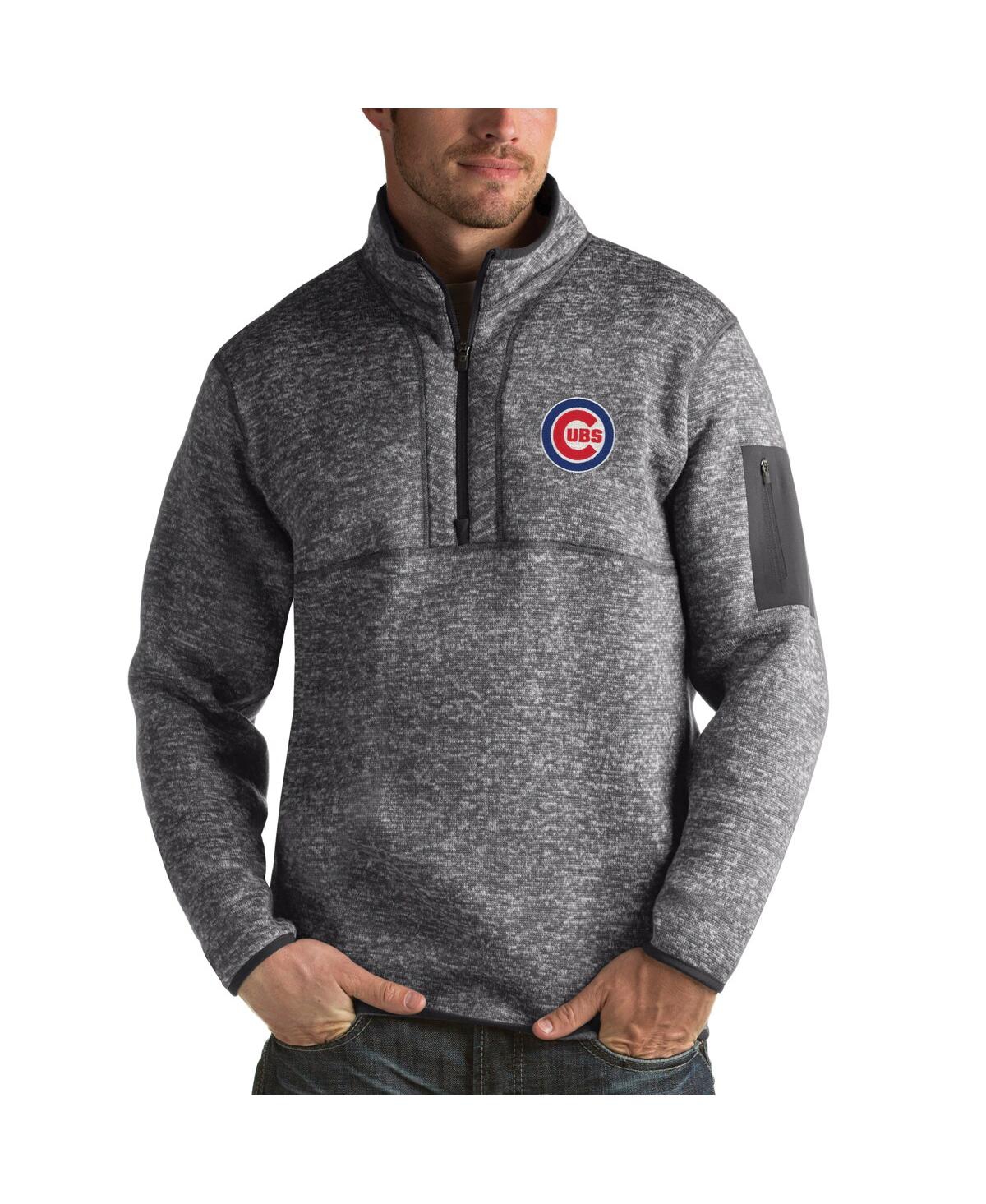 Click here for Antigua Mens Heathered Charcoal Chicago Cubs Fortu... prices