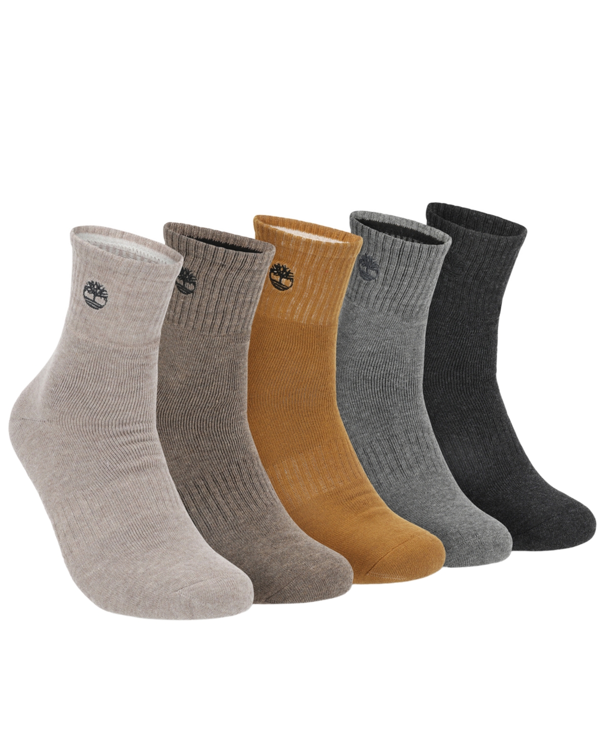 Click here for Timberland Mens 5-Pack Rivington High Quarter Mult... prices