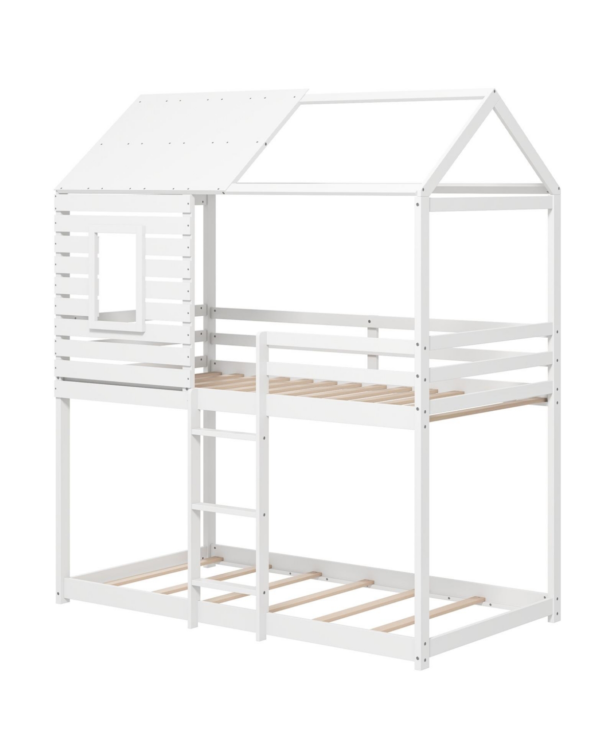 Click here for Slickblue Kids House Bunk Bed Twin Over Twin with... prices