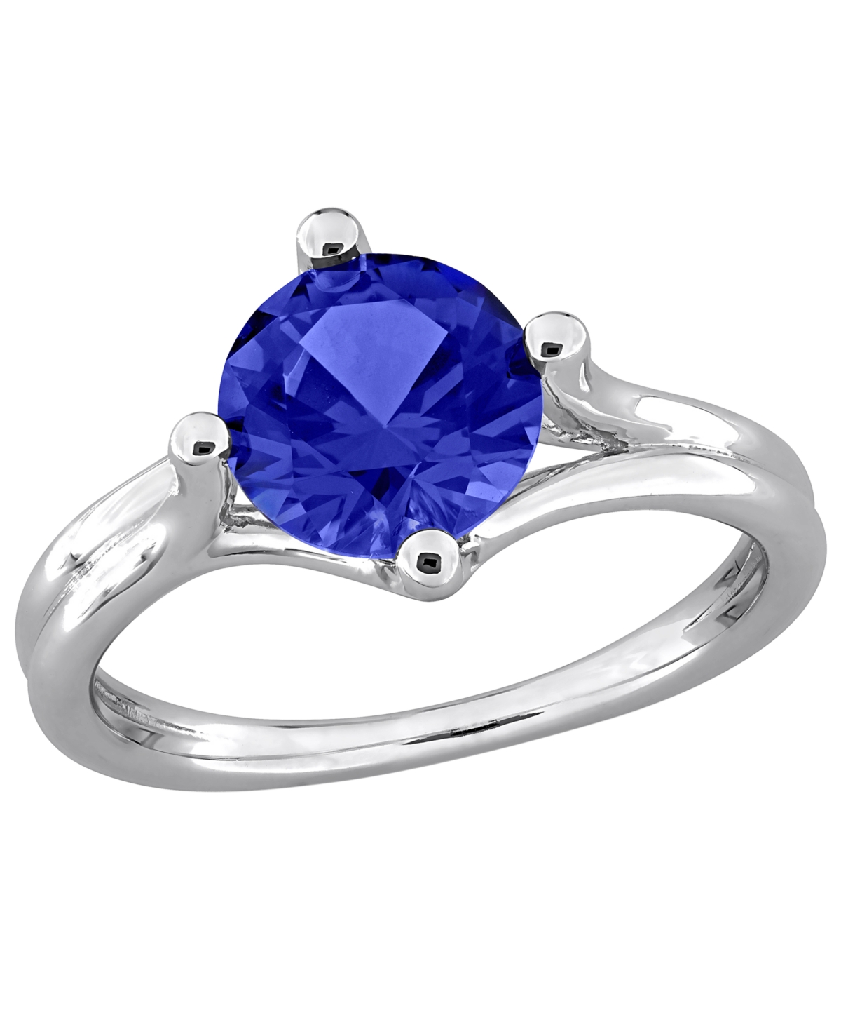 Click here for Macys Lab Grown White Sapphire (2 ct. t.w.) Ring i... prices