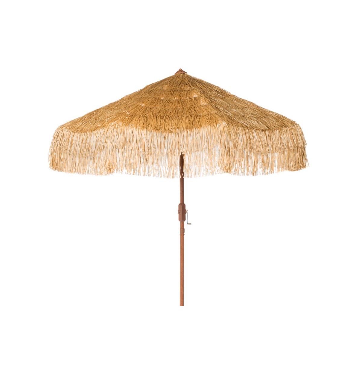 Click here for Augusta Home Tiki 9 Ft Crank Umbrella - Brown prices