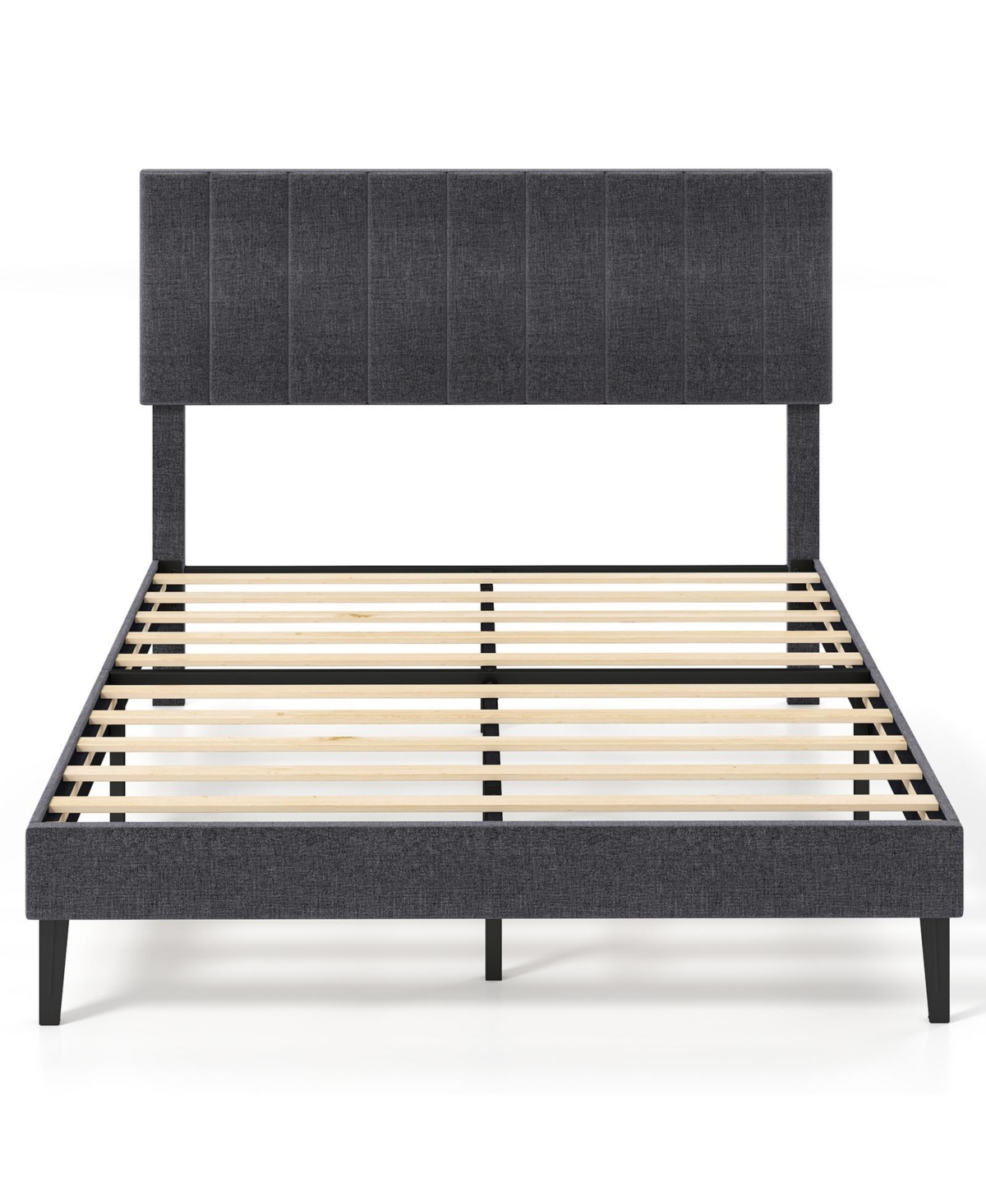 Click here for Slickblue Modern Velvet Platform Bed with Height A... prices