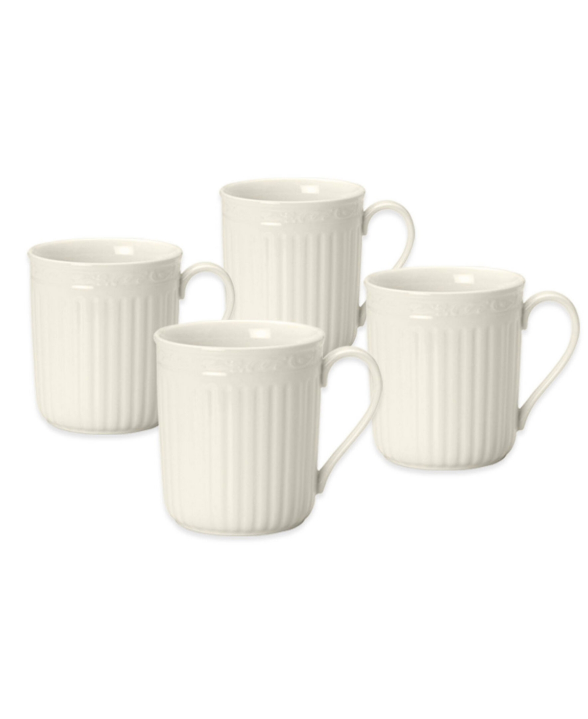 Click here for Mikasa Italian Countryside Mugs  Set of 4 - White prices