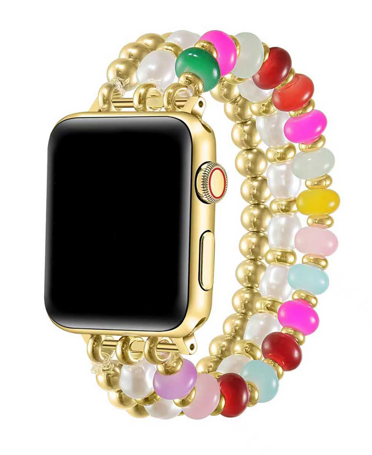 Click here for Posh Tech Jasmine Beaded Band for Apple Watch - Go... prices