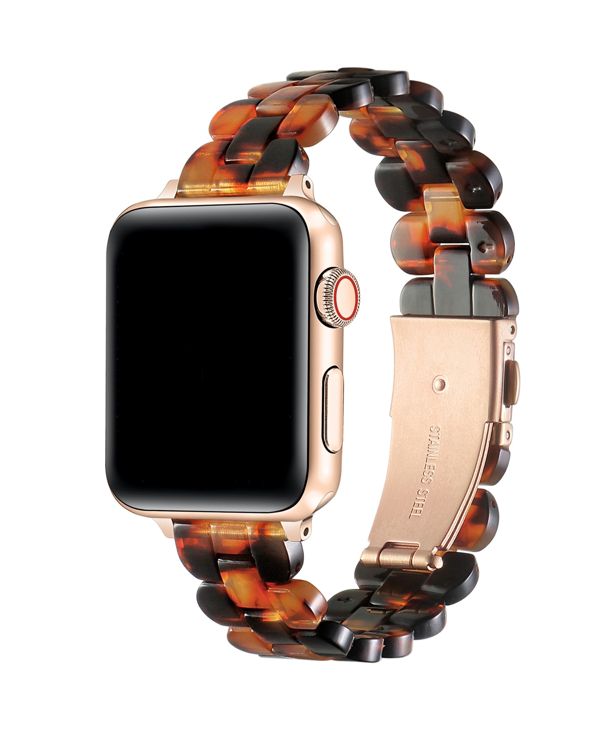 Click here for Posh Tech Elle Resin Link Band for Apple Watch - B... prices