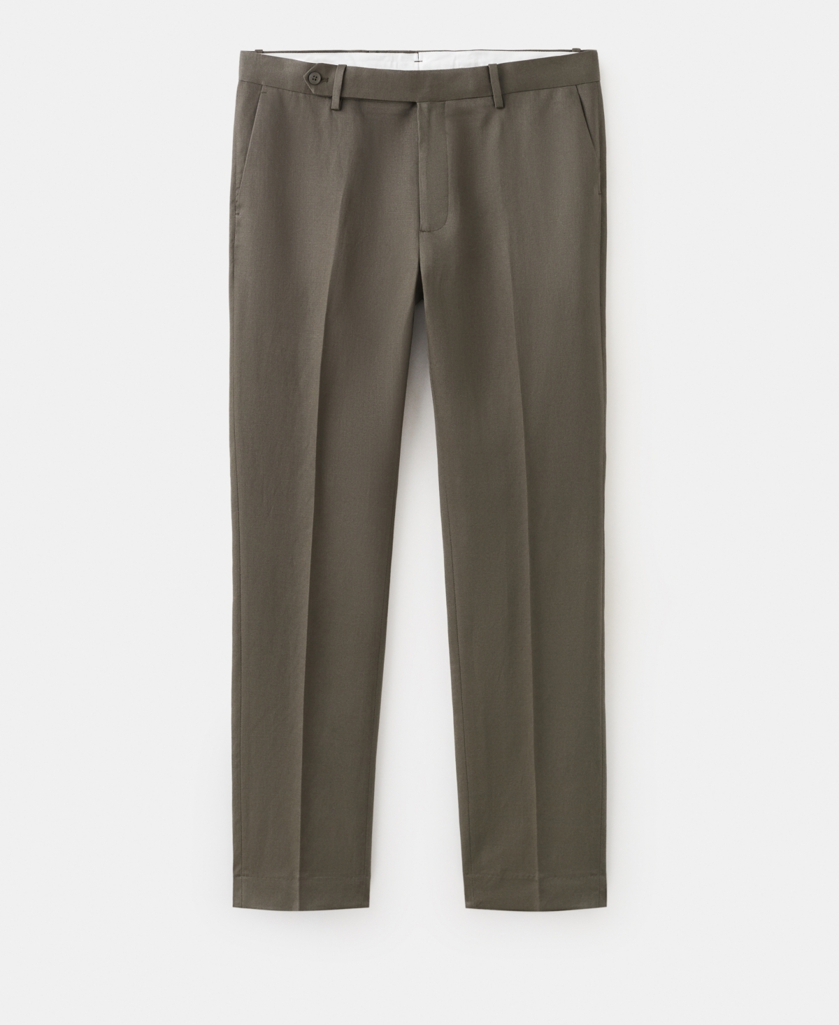 Click here for Mango Mens Slim-Fit Lyocell Linen Pants - Medium B... prices