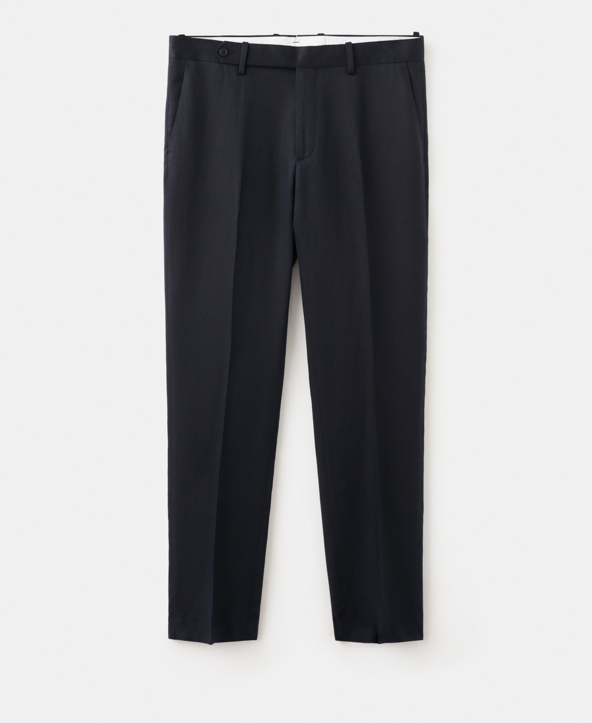 Click here for Mango Mens Slim-Fit Lyocell Linen Pants - Navy prices
