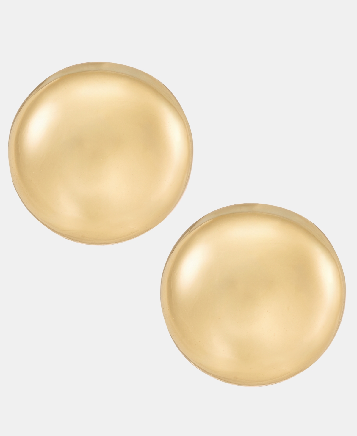 Click here for Anne Klein Gold-Tone Half Dome Stud Ez Comfort Cli... prices