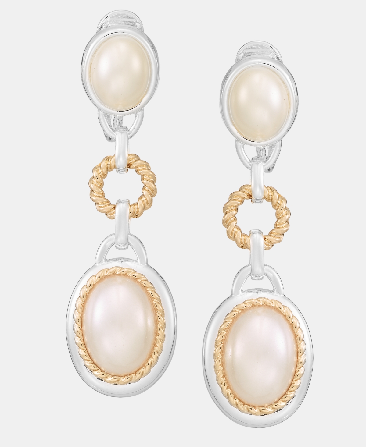 Click here for Anne Klein Two-Tone Roping Metal Imitation Pearl L... prices