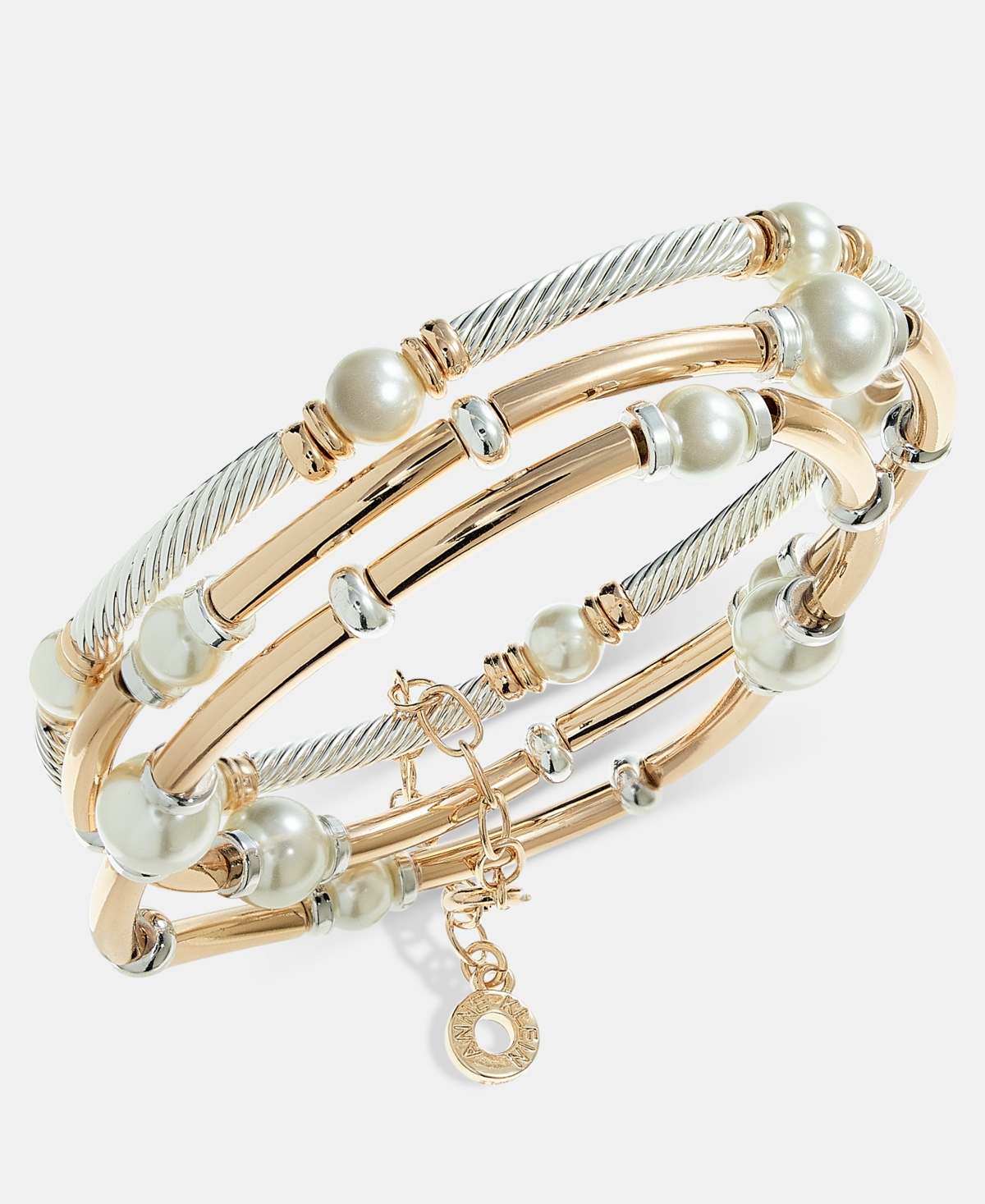 Click here for Anne Klein Silver-Tone 4-Pc. Colored Shaky Stone S... prices