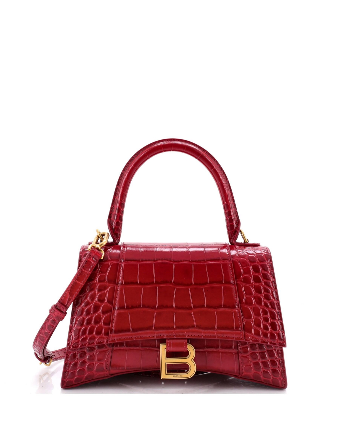 Click here for Pre-Owned Balenciaga Small Hourglass Top Handle Ba... prices