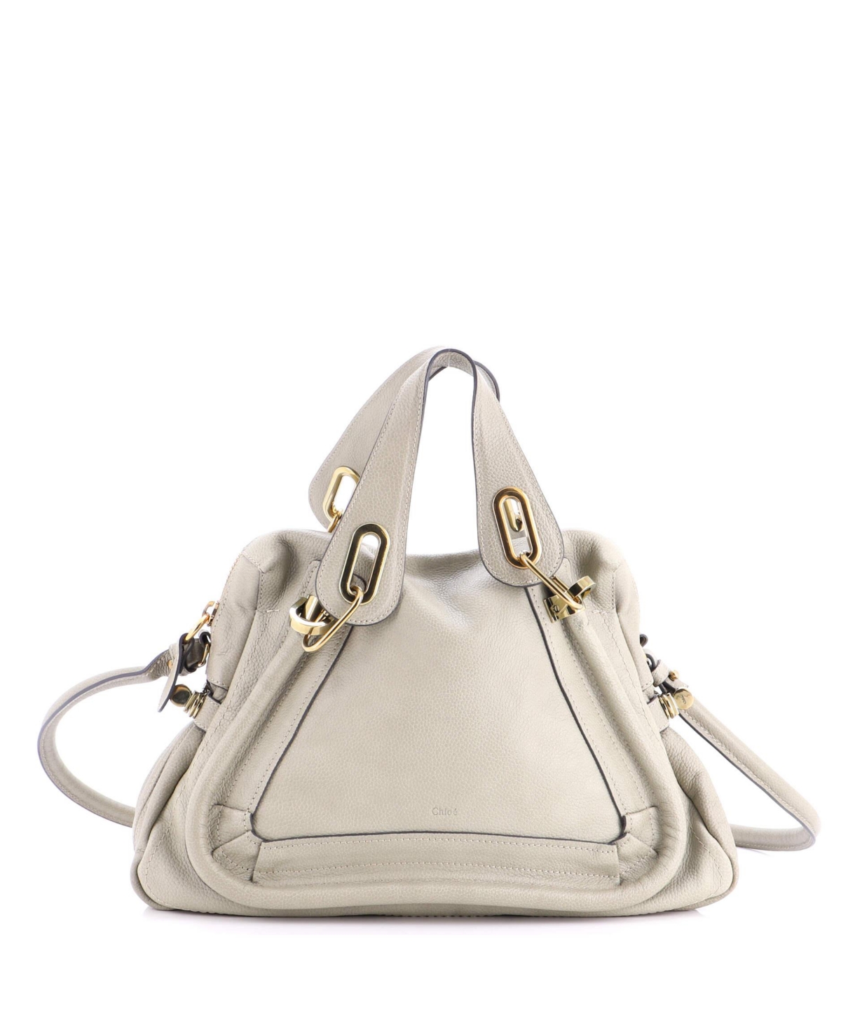 Click here for Pre-Owned Chloe Medium Paraty Top Handle Bag Leath... prices