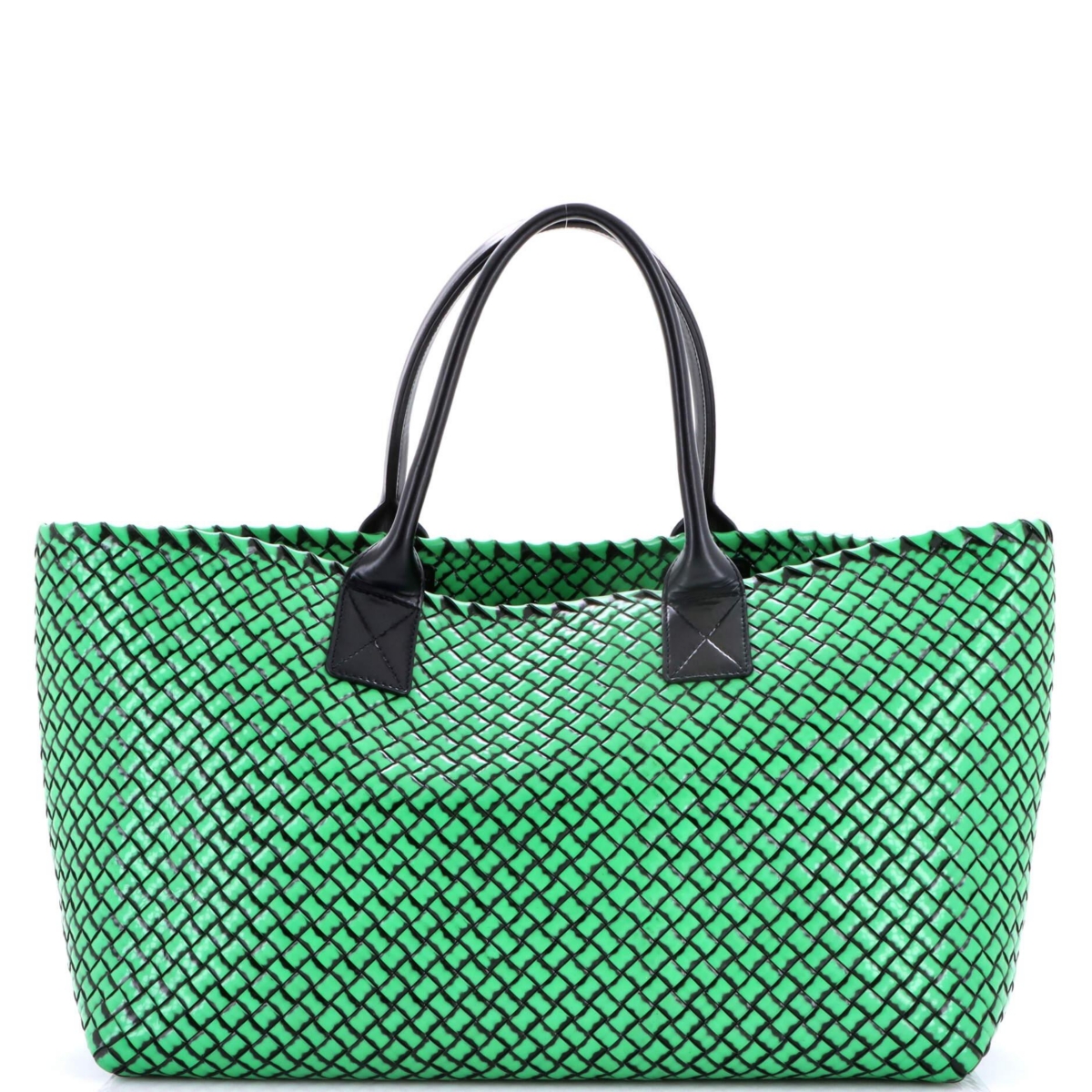 Click here for Pre-Owned Bottega Veneta Medium Cabat Tote Intrecc... prices
