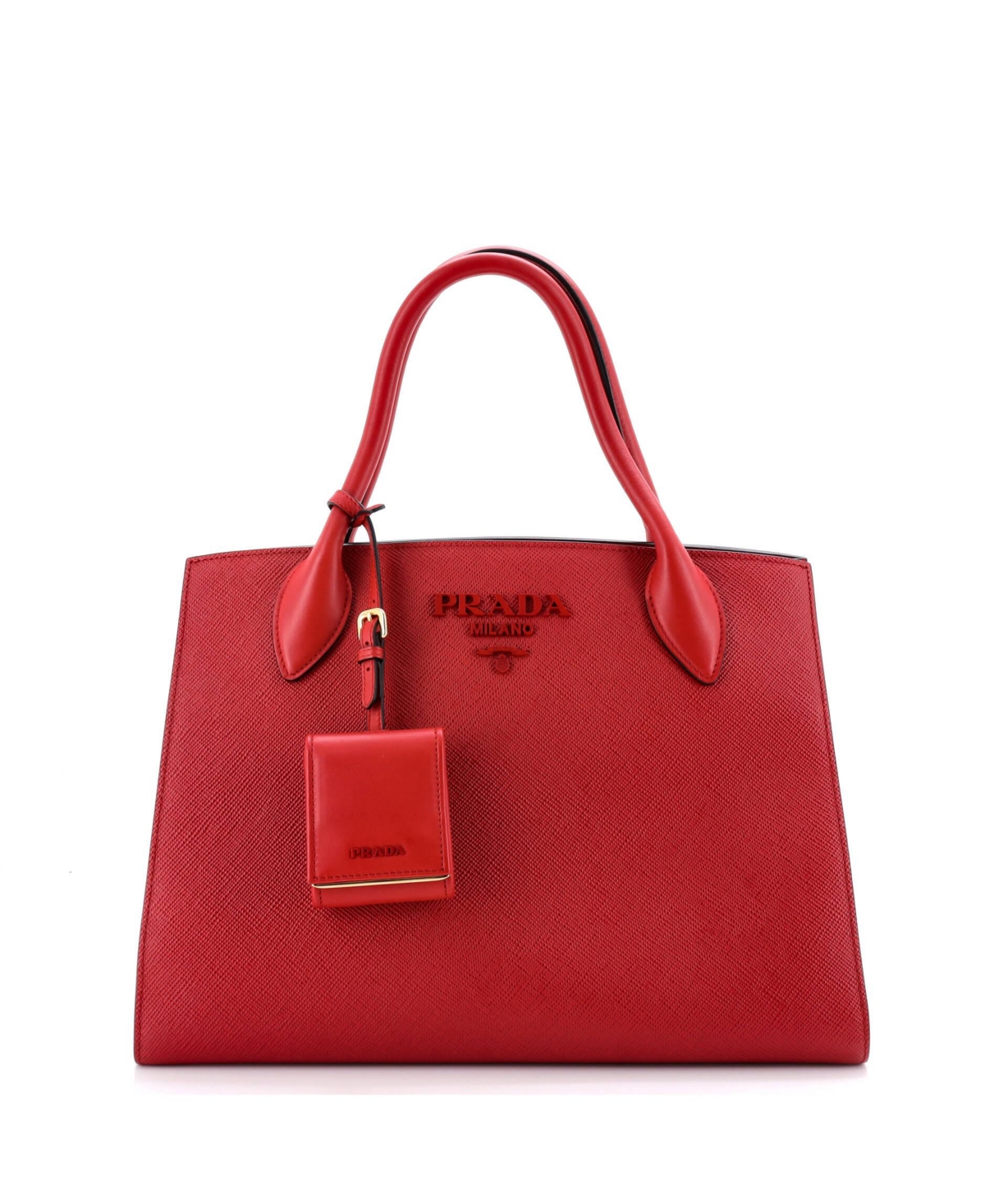 Click here for Pre-Owned Prada Medium Monochrome Tote Saffiano wi... prices