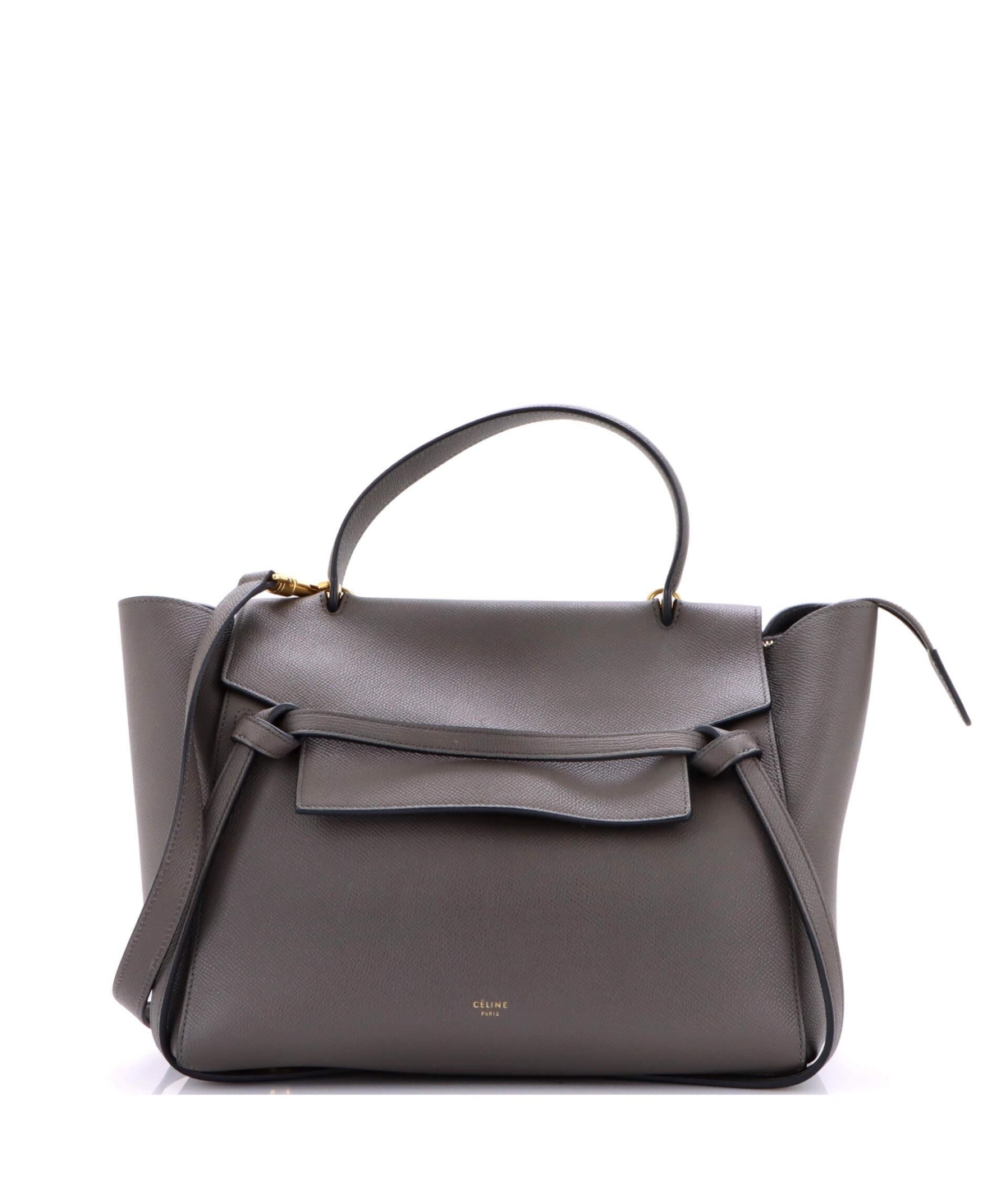 Click here for Pre-Owned Celine Mini Belt Bag Textured Leather -... prices
