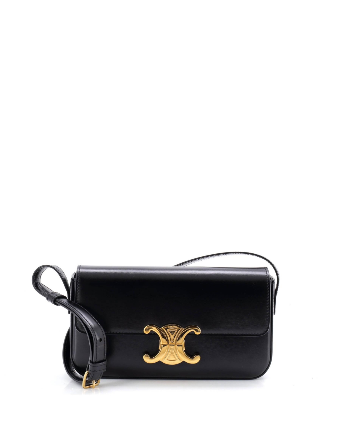Click here for Pre-Owned Celine Triomphe East-West Shoulder Bag S... prices
