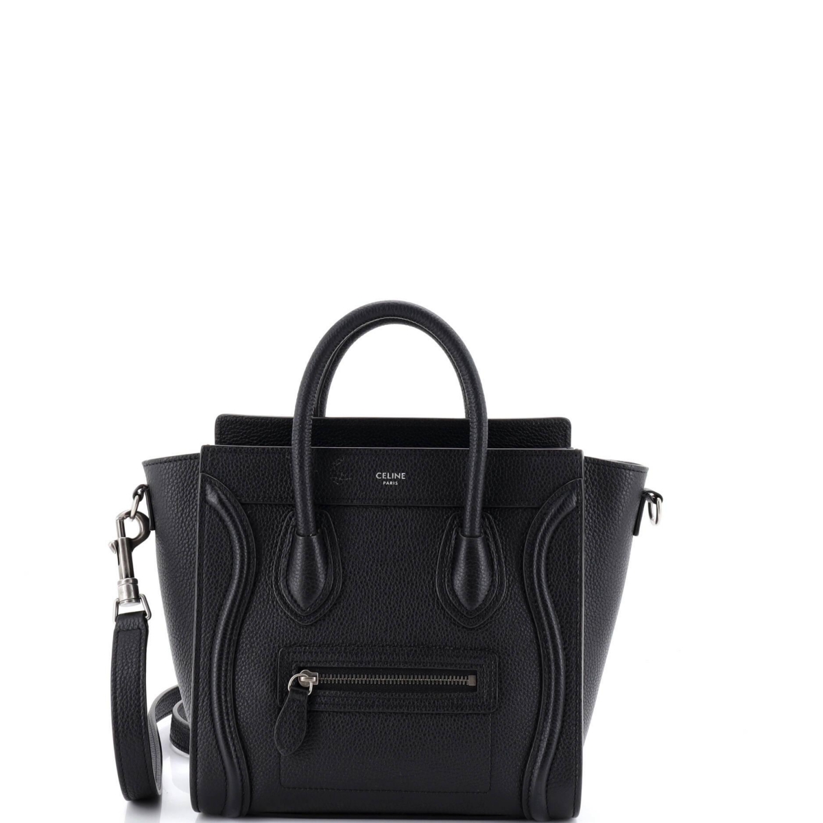 Click here for Pre-Owned Celine Nano Luggage Bag Grainy Leather -... prices