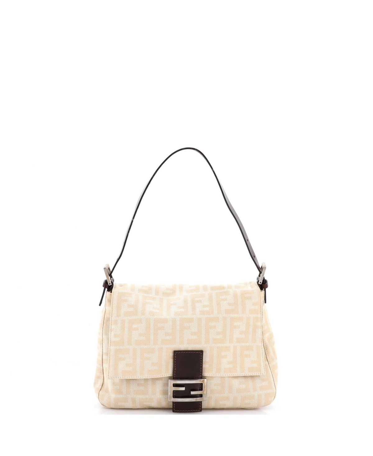 Click here for Pre-Owned Fendi Mama Forever Bag Zucca Canvas - Na... prices