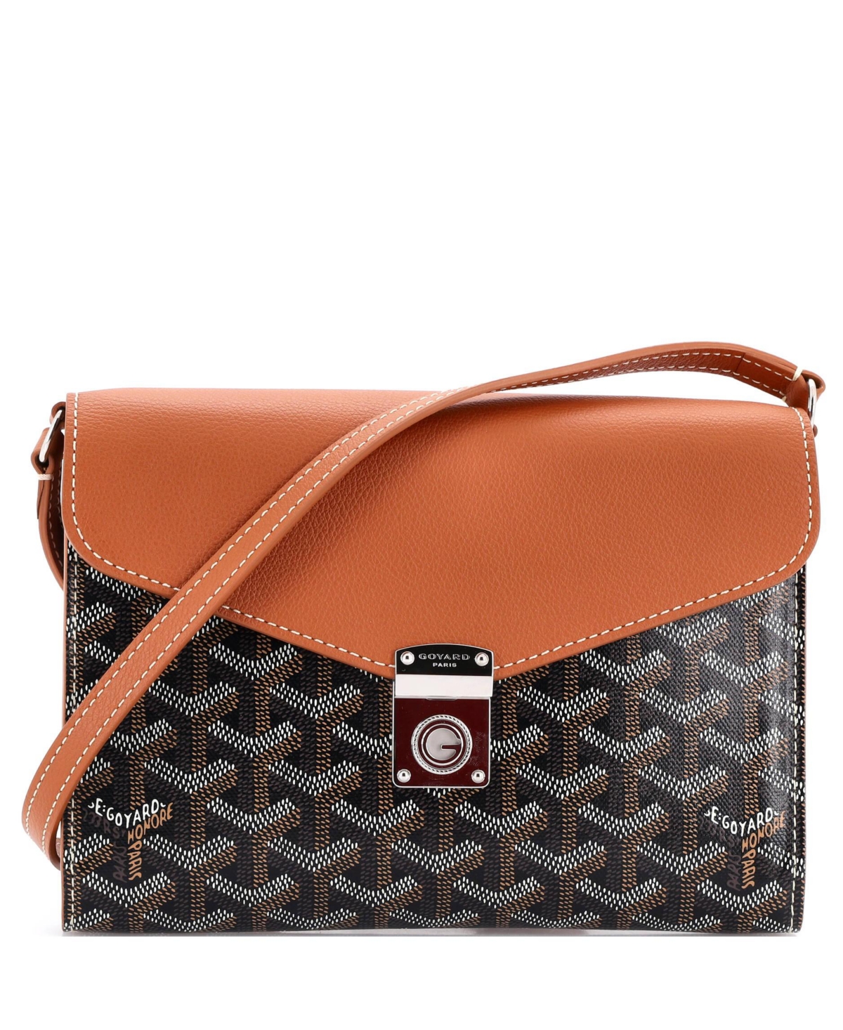 Click here for Pre-Owned Goyard Chypre Wallet on Strap Coated Can... prices
