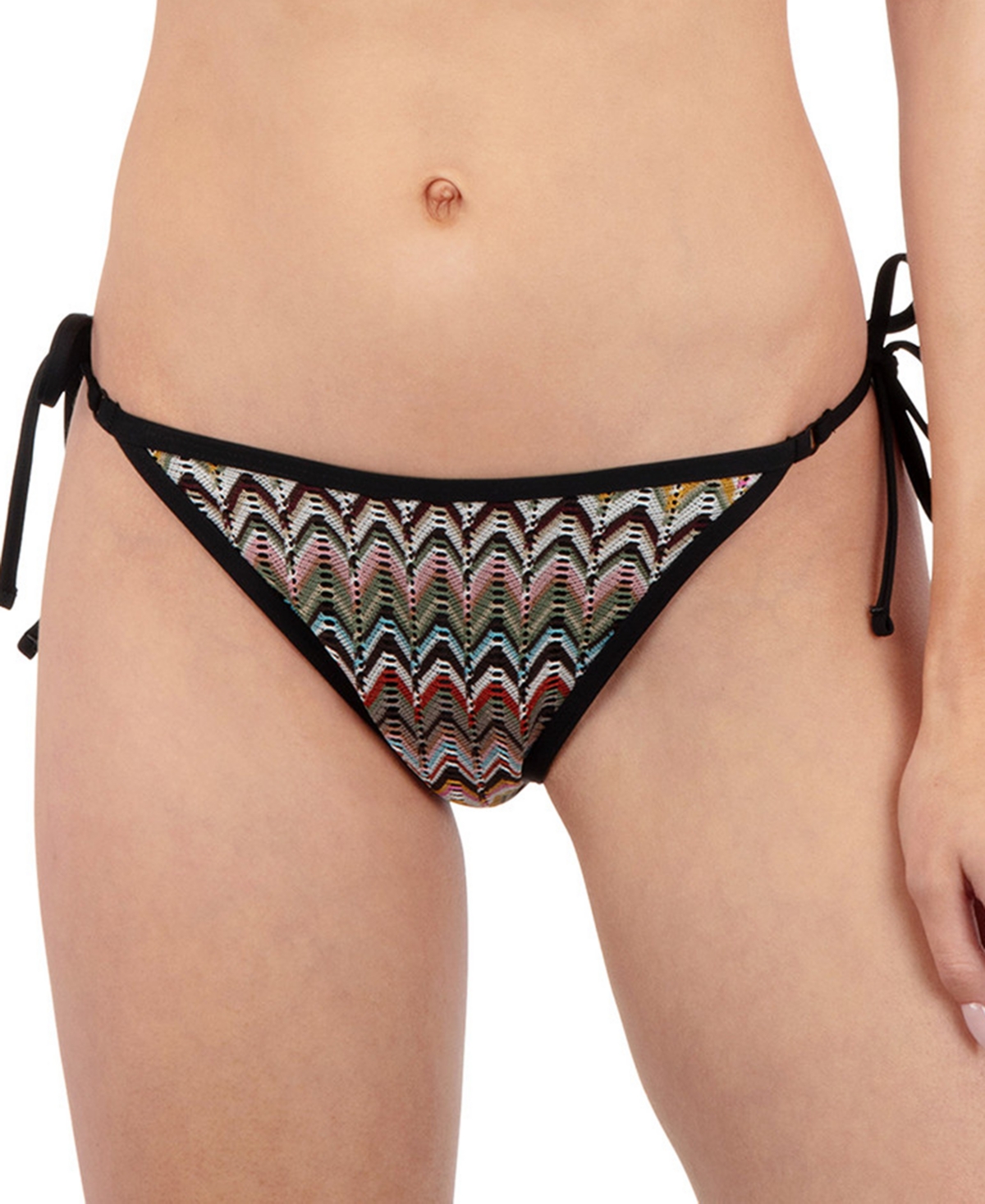 Click here for Hurley Womens Chevron Knit Moderate Tie Side Botto... prices