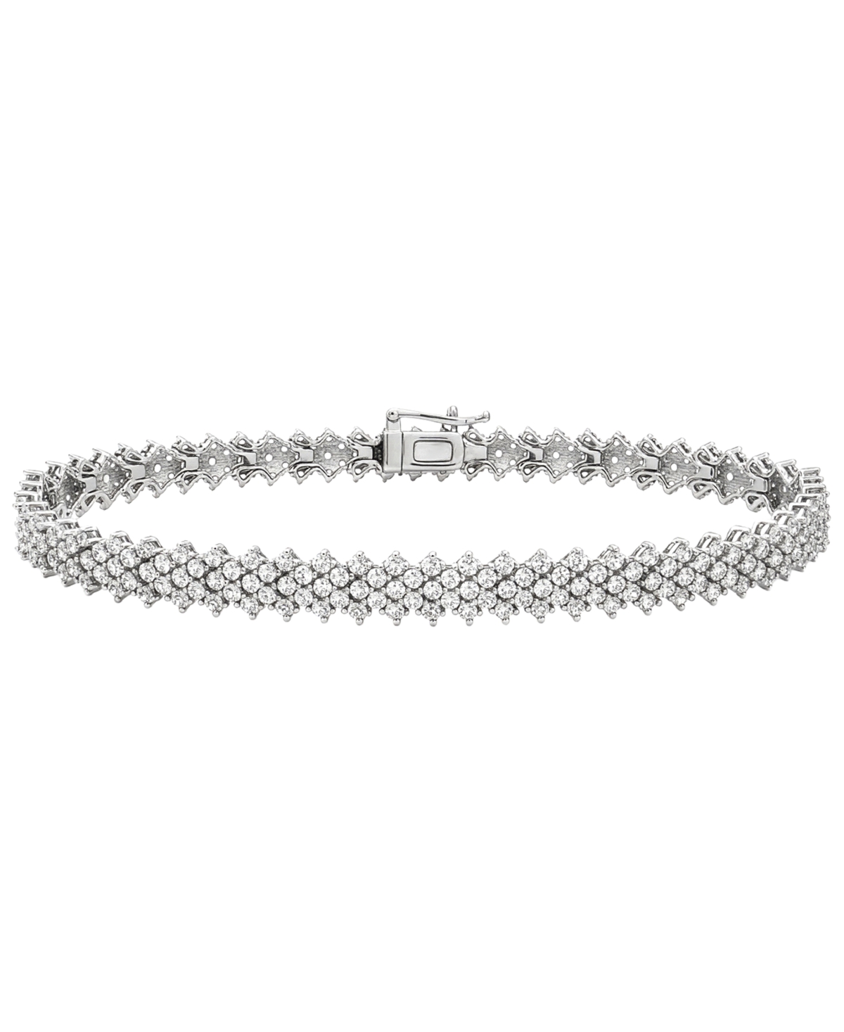 Click here for Macys Diamond Tennis Bracelet (4 ct. t.w.) in Ster... prices