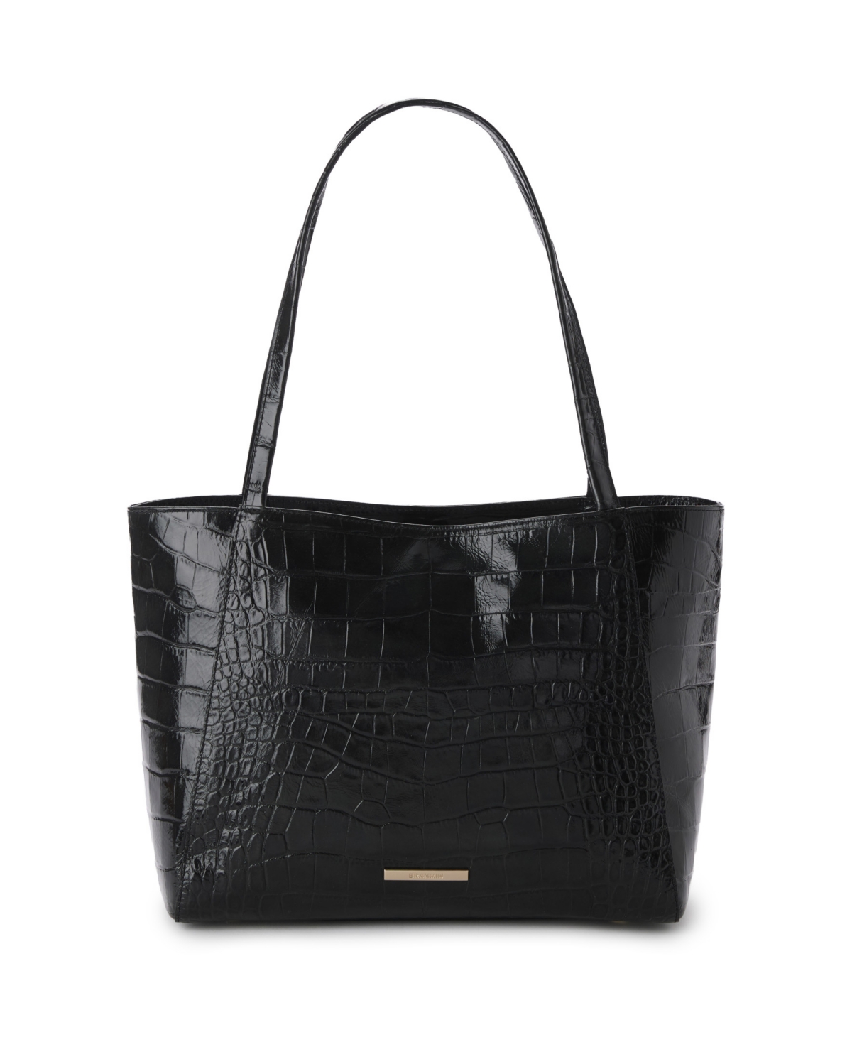 Click here for Brahmin Mona Alba Open Top Large Tote Bag - Black... prices