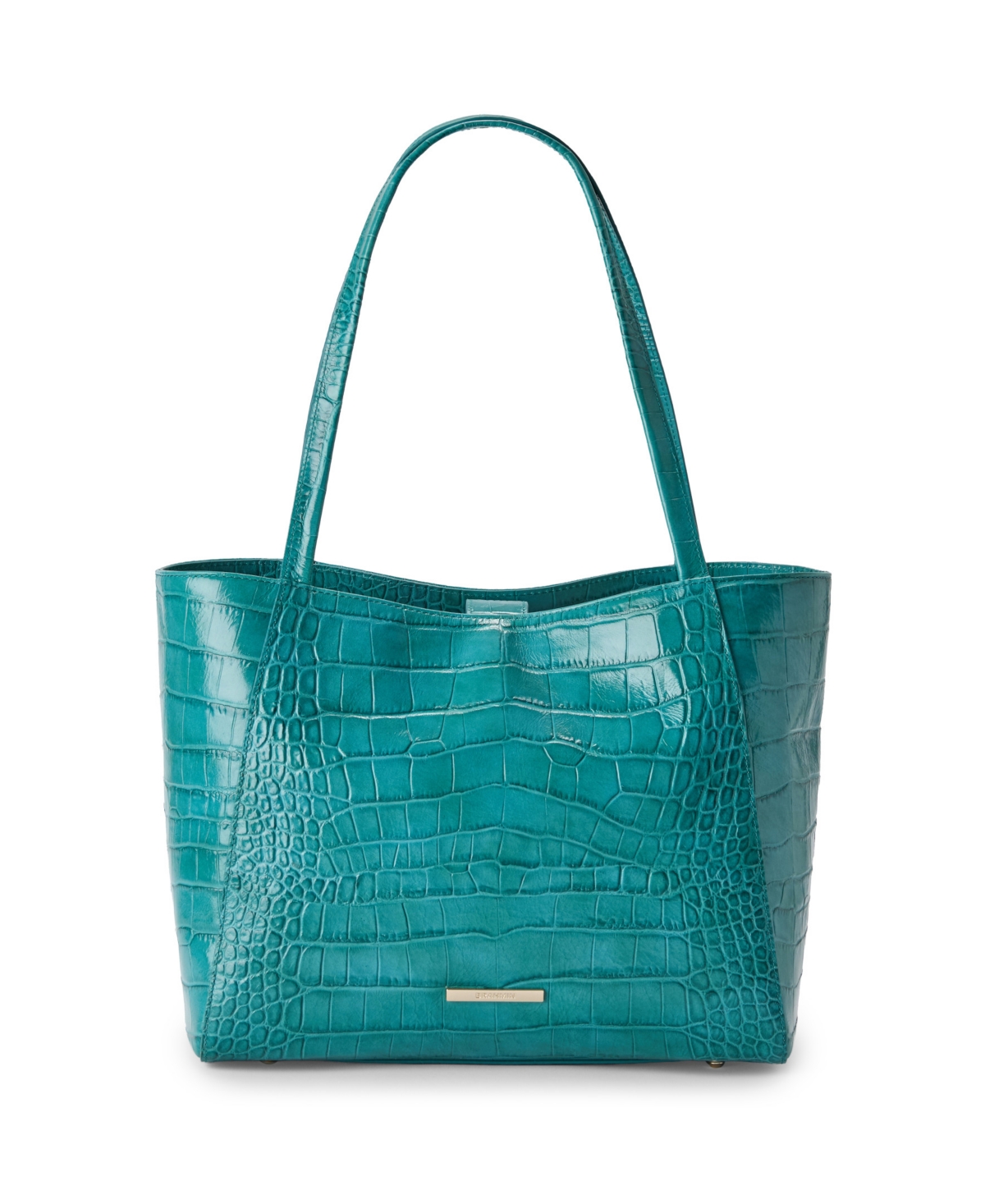 Click here for Brahmin Mona Alba Open Top Large Tote Bag - Turquo... prices
