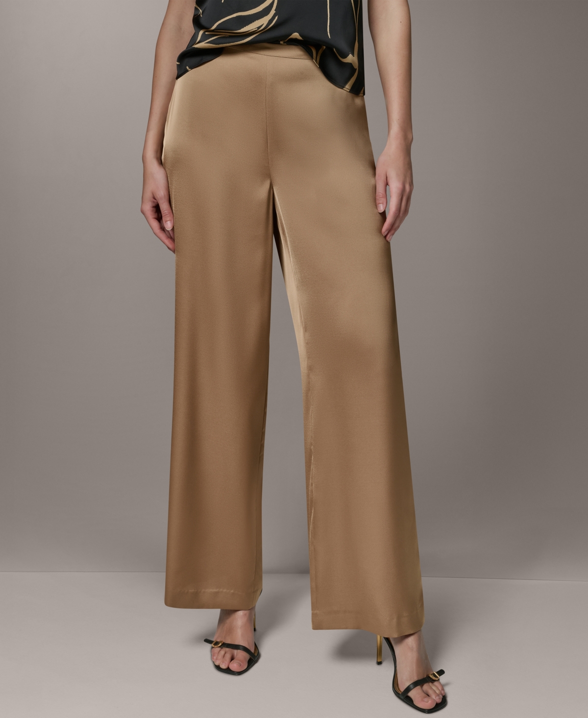 Click here for Donna Karan New York Womens Wide-Leg Mid-Rise Full... prices