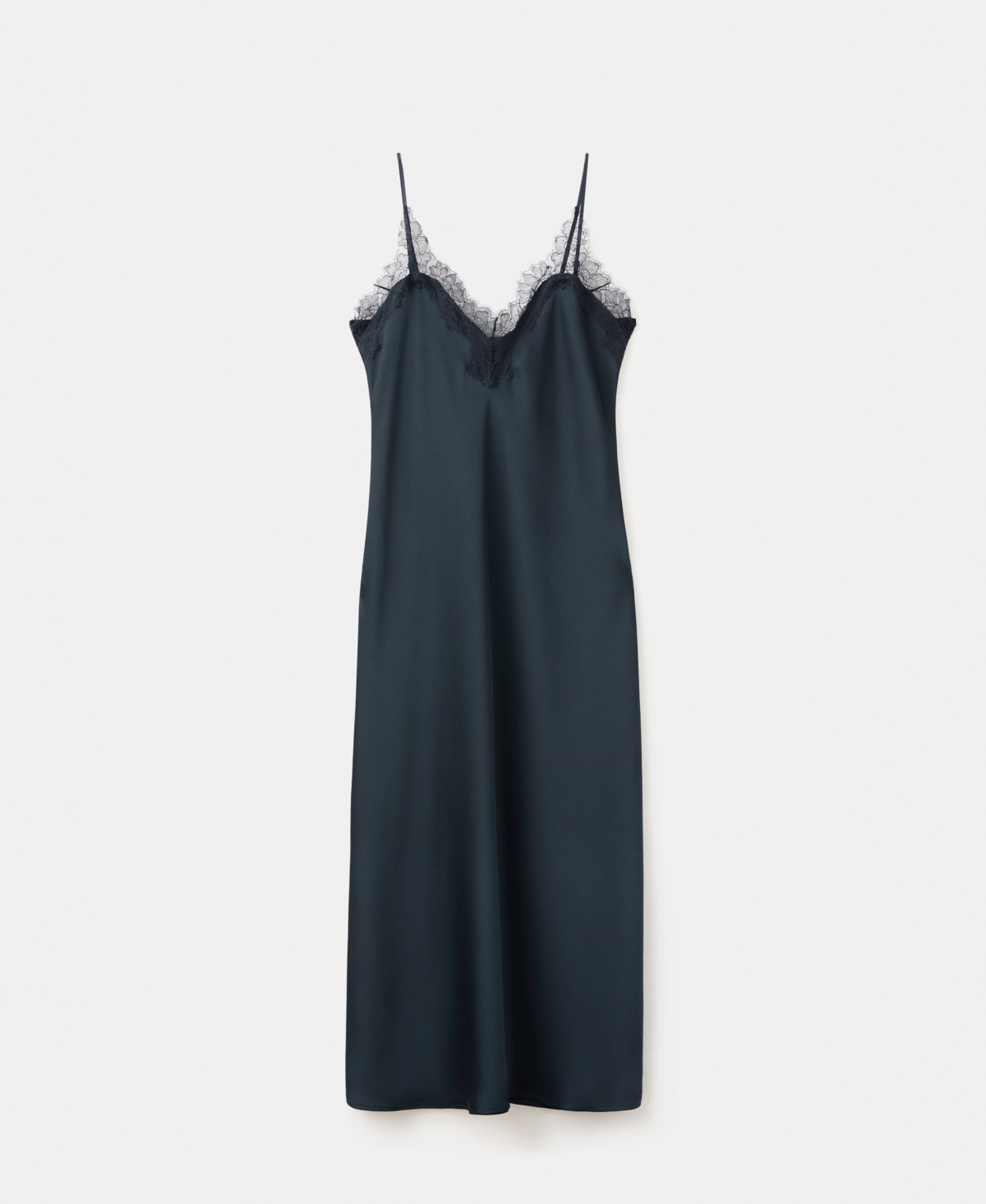 Click here for Mango Womens Satin Camisole Dress - Navy prices