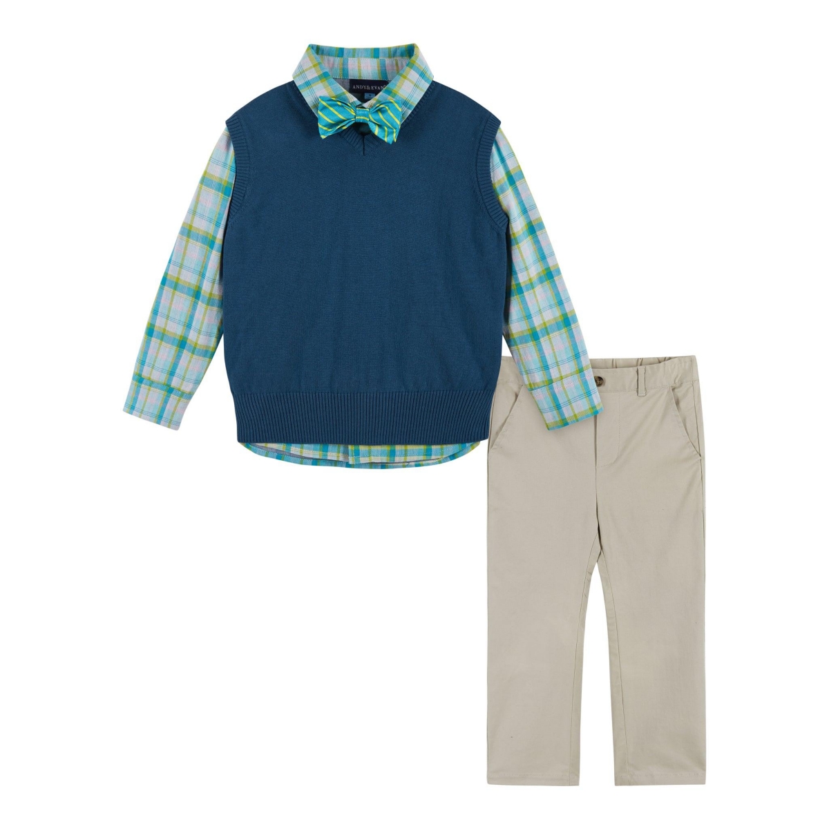 Click here for Andy & Evan Toddler Boys Andy and Evan 4-Piece Ves... prices